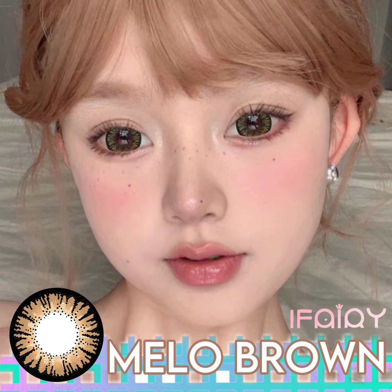 I.Fairy Melo Grey / Brown Color Contact Lens - Ifairycon