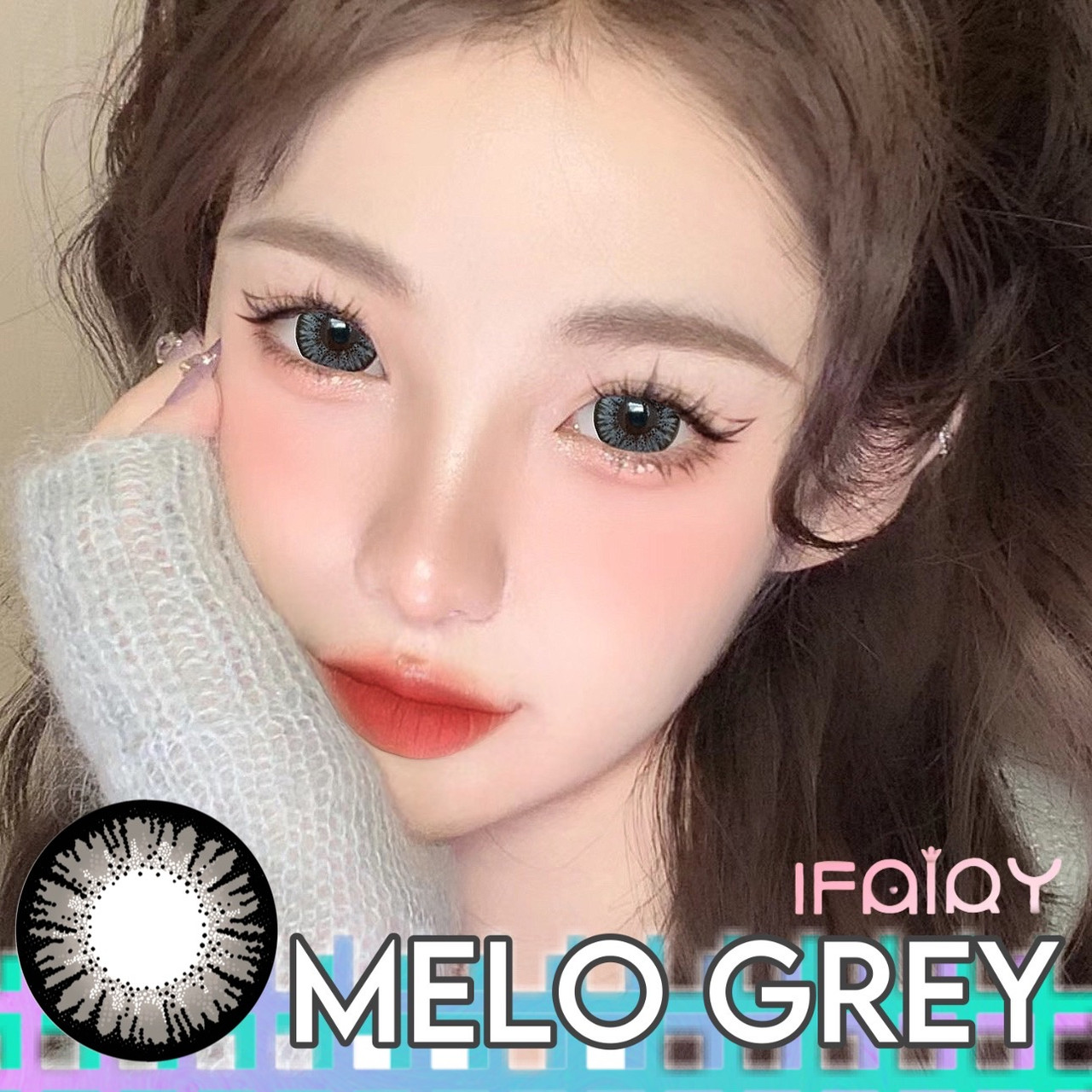 I.Fairy Melo Grey / Brown Color Contact Lens - Ifairycon