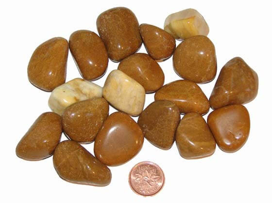 Where to Find Tumbled Yellow Jasper - Meaning of