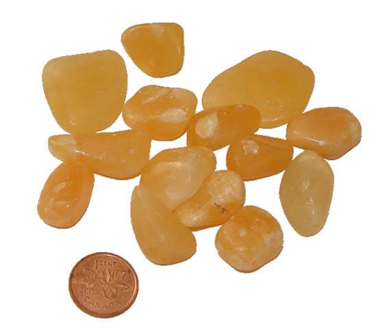 Where To Buy Tumbled Orange Calcite - Properties Metaphysical