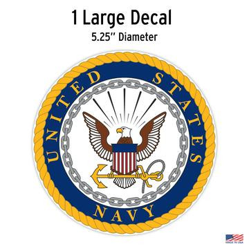 U.S. Navy Large Vinyl Decal Sticker