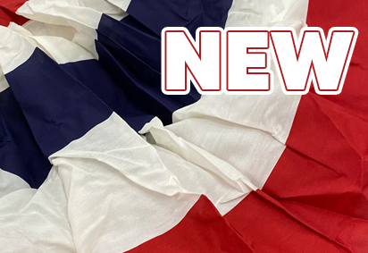 New - Pleated Stripe Fan Flags! - Made In America Store