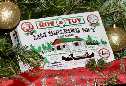 New Wooden Log Building Sets From Roy Toy! - Made In America Store