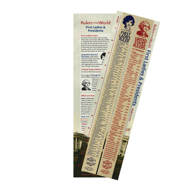 First Ladies & Presidents Ruler Set