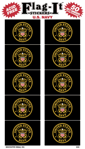U.S. Navy Military Emblem Stickers
