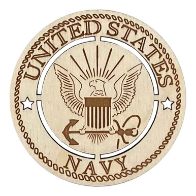 U.S. Navy Wooden Magnet