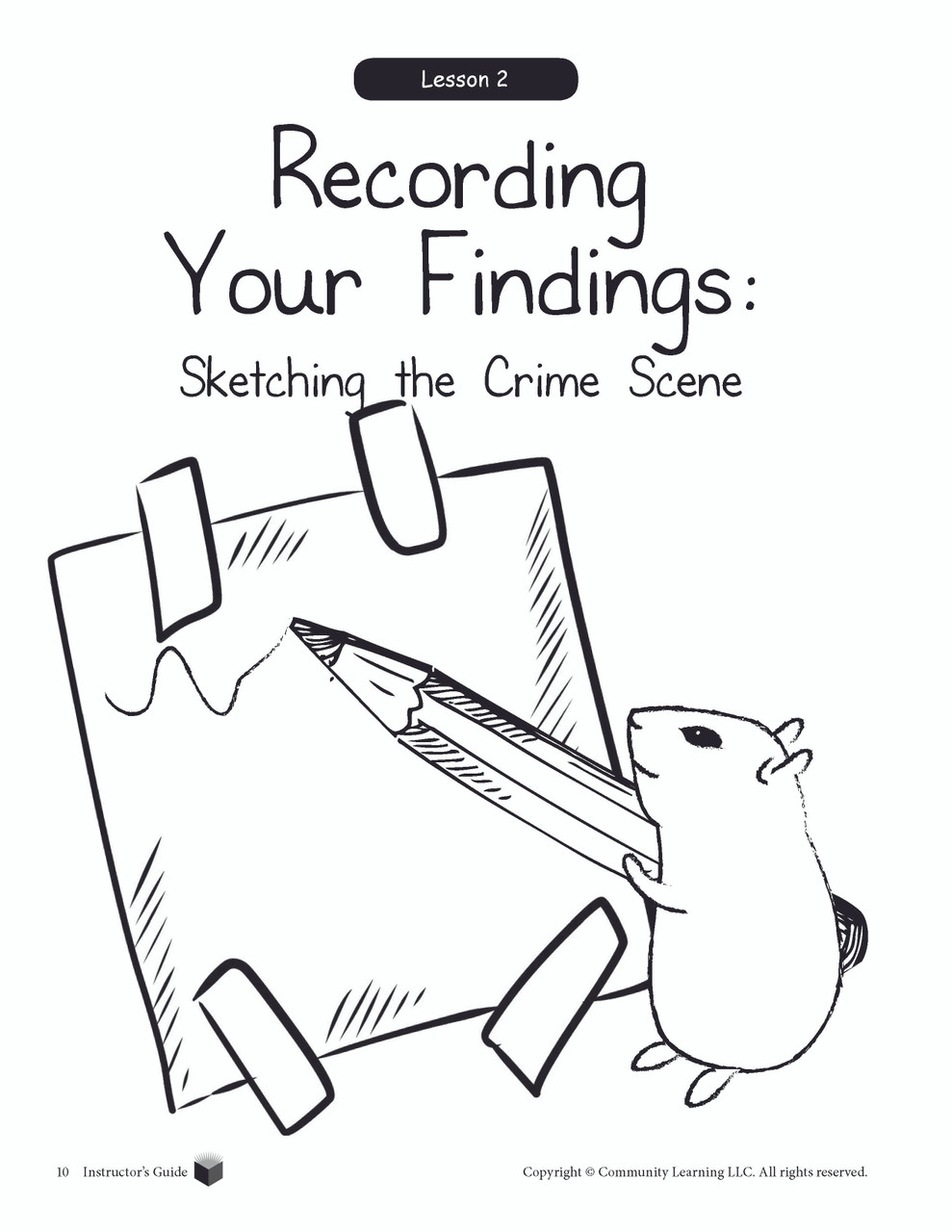 Forensic Science Crime Secenerio for K-2