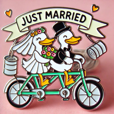 Tandem Celebration Pin – Ride Into Forever!