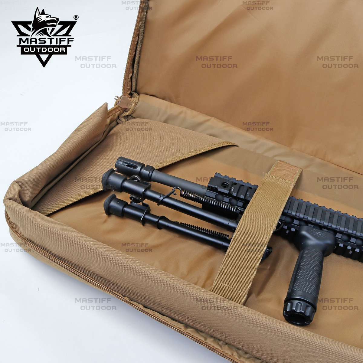 Tactical Rifle Long Gun Case Backpack Molle Front Panel 3 Ammunition ...