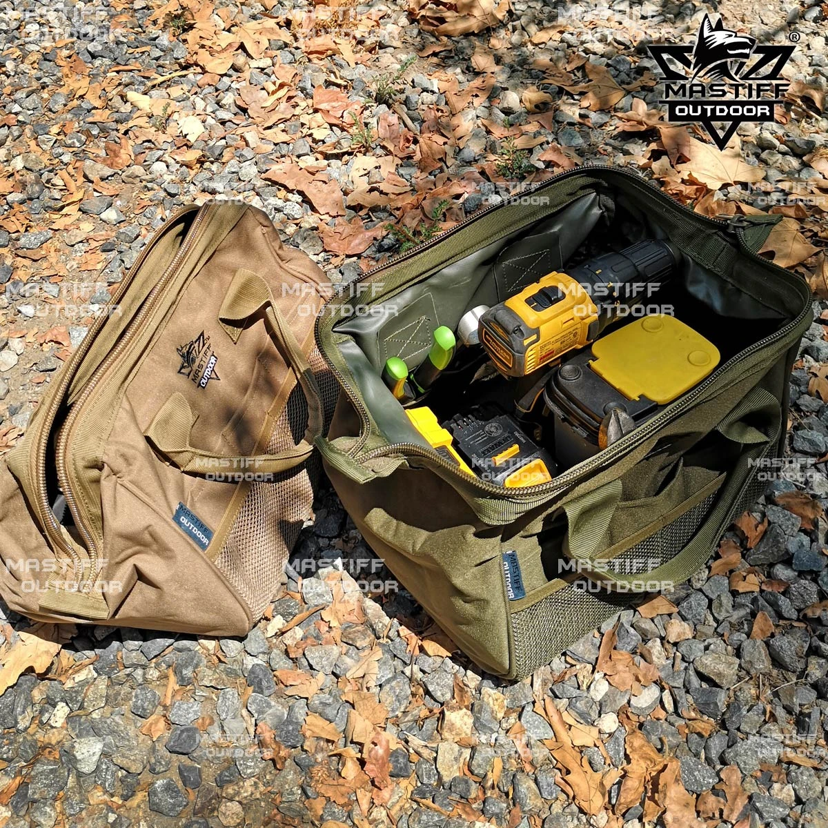 Multi-Tool Bag Wide Mouth Ammo Case Heavy Duty All Purpose Pack