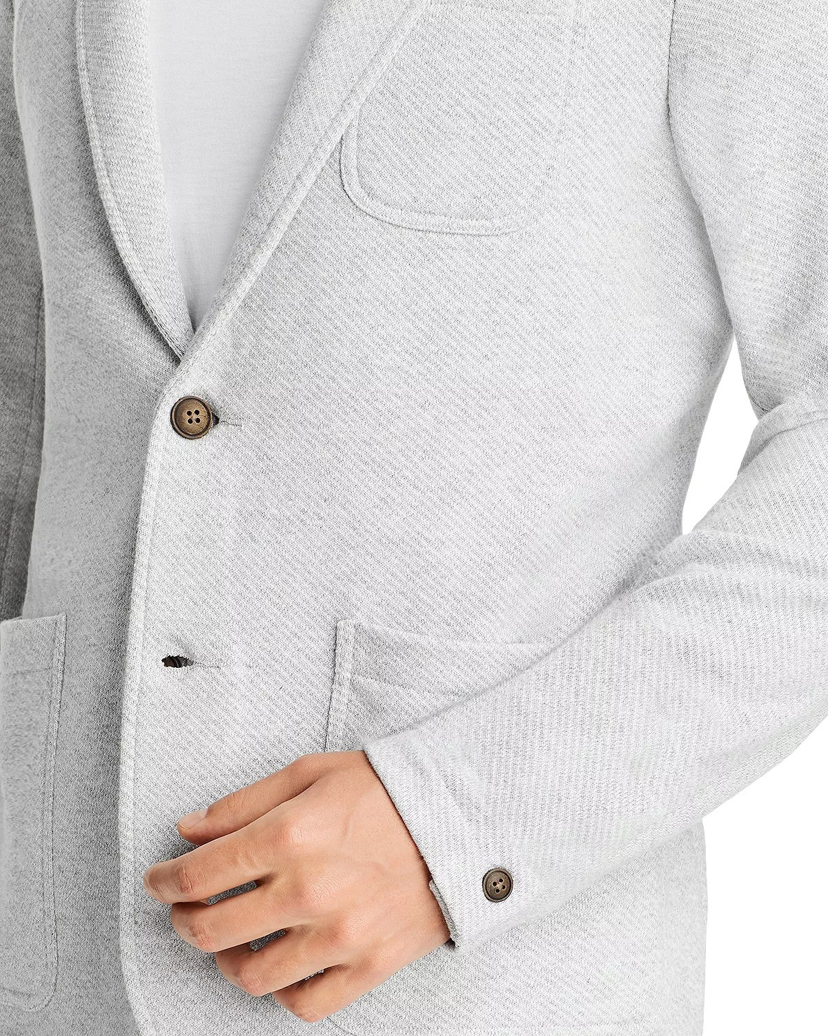 Faherty Inlet Blazer Sweater - Heather Grey - Weitzenkorns