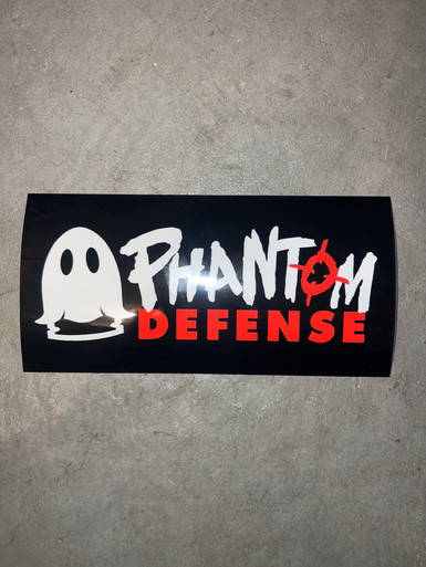 Big Ass Phantom Defense Sticker | 8.5”x4.5” Vinyl Decal