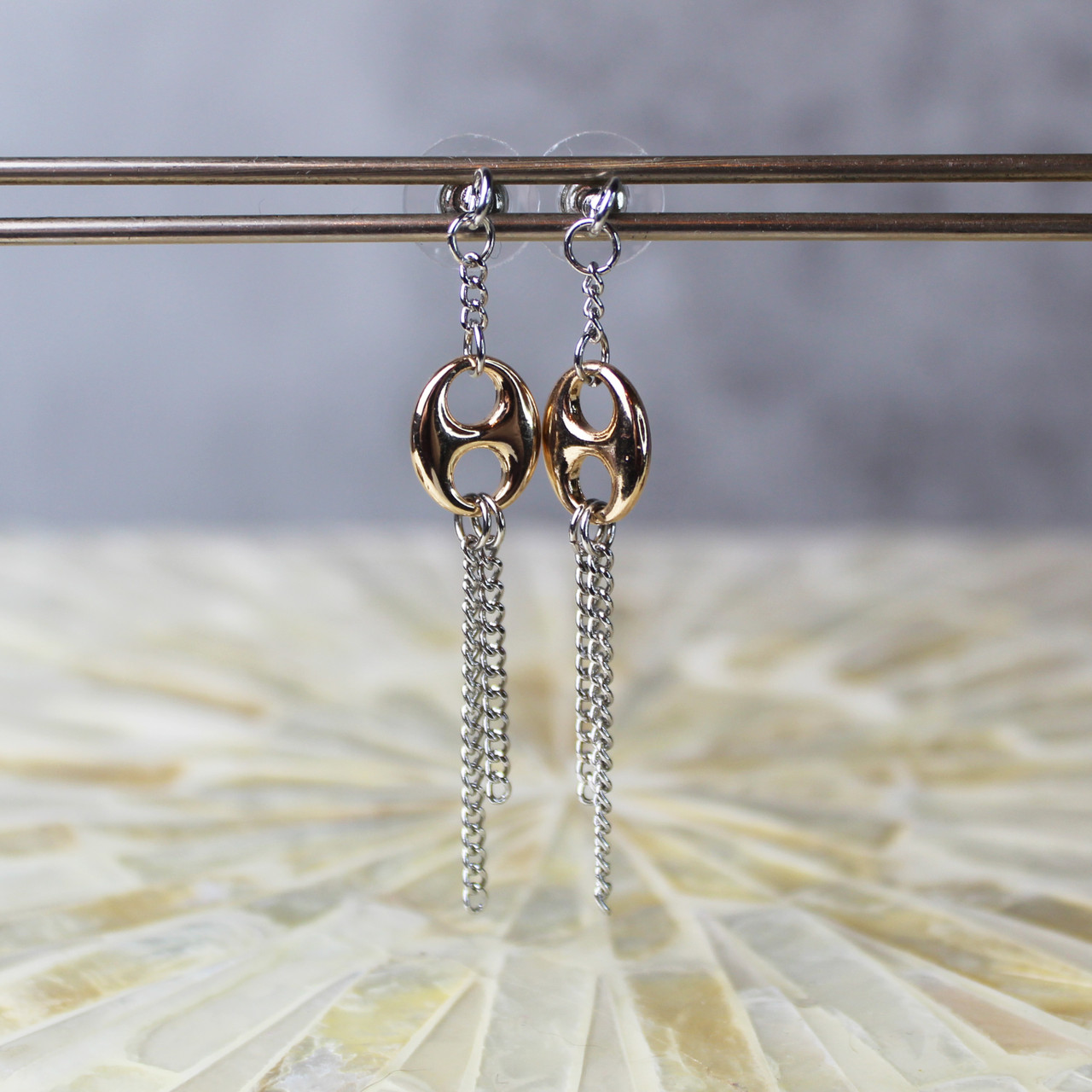 Mariner Link Chain Drop Earrings