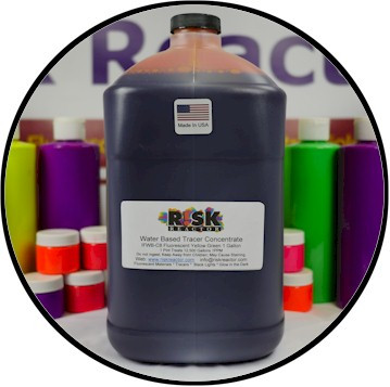 IFWB-C81GAL gallon of Yellow-Green Fluorescent Water Tracer Dye Concentrate
