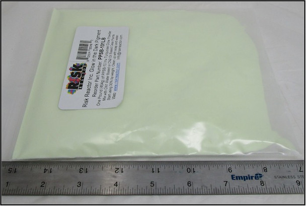 PPSB-101LB is one pound Turquoise Glow in the Dark Pigment