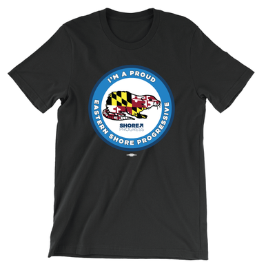 Eastern Shore Progressive (Unisex Black Tee) - Shore Progress Webstore