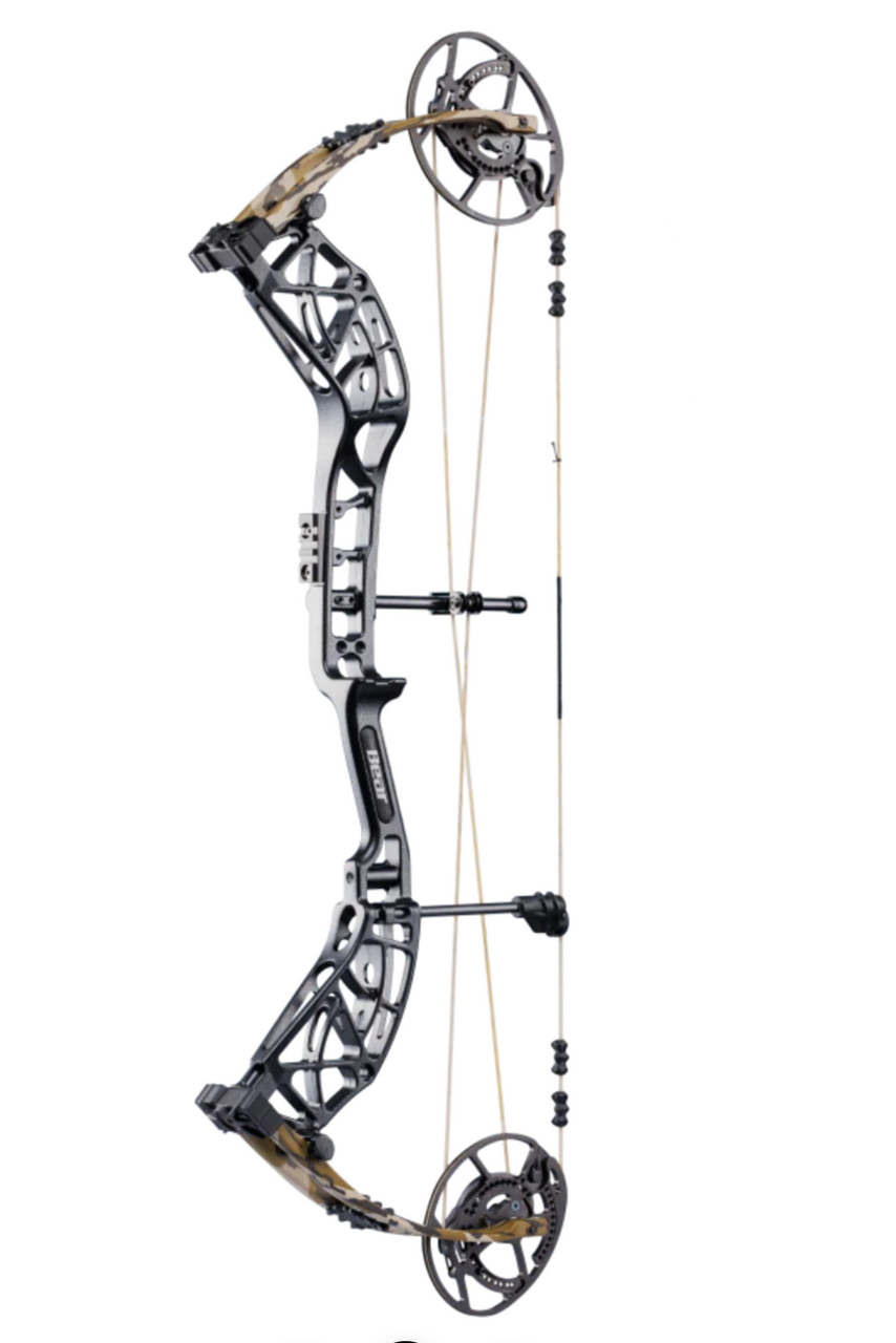 Bear Whitetail INT, RH, 55-70#, Black Riser/Bottomland Limbs