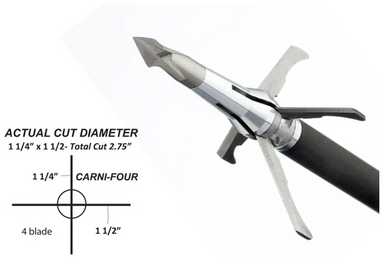 Grim Reaper Crossbow Mechanical Broadheads (3 Pack)