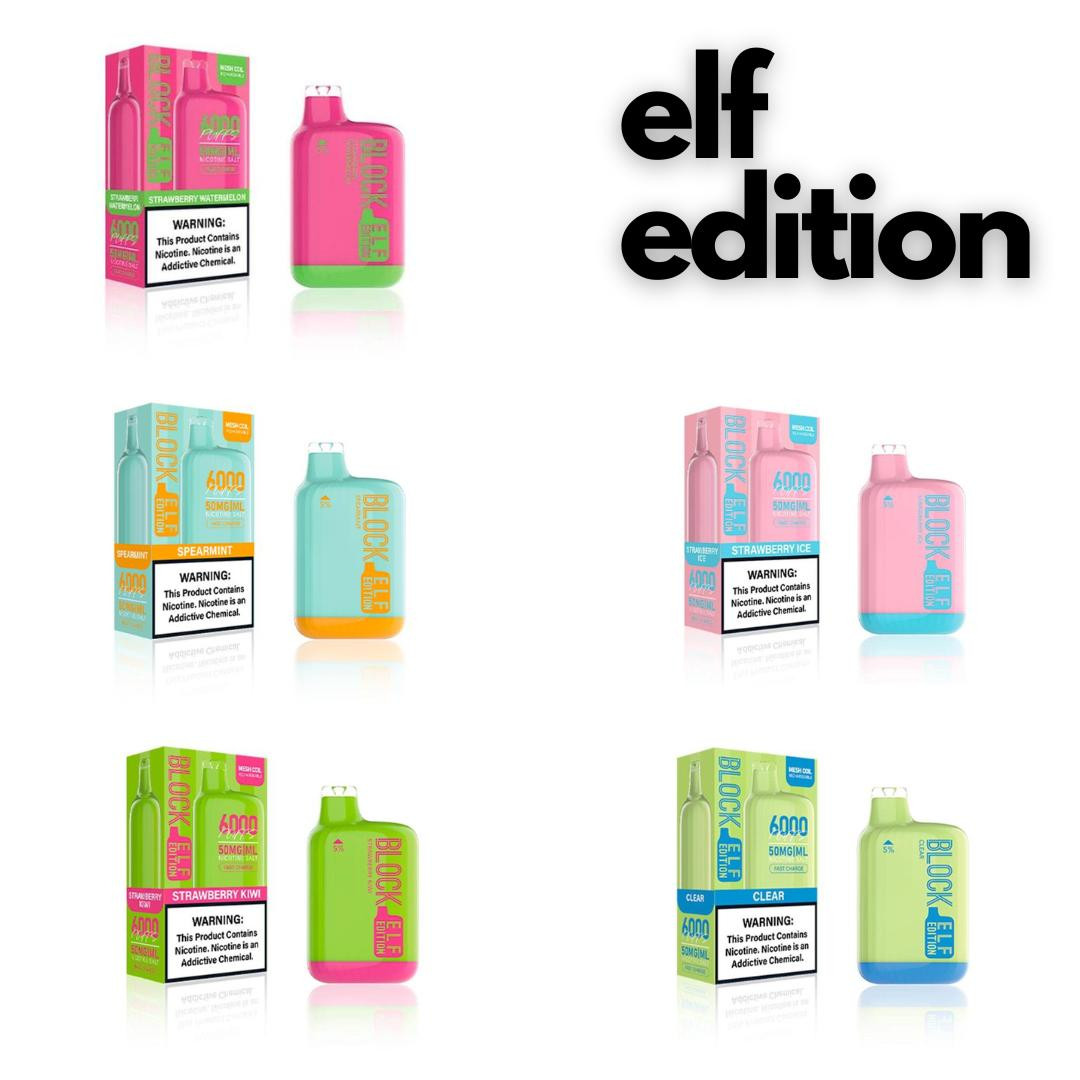 Block Bar Elf 6000 Puffs - $8.95 - Disposable Vape | PerfectVape