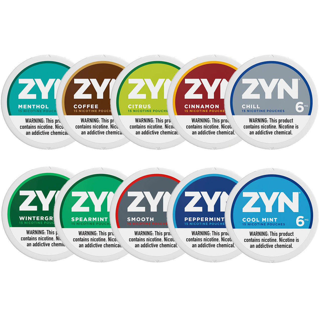 ZYN Nicotine Pouches 5pk - $23.90
