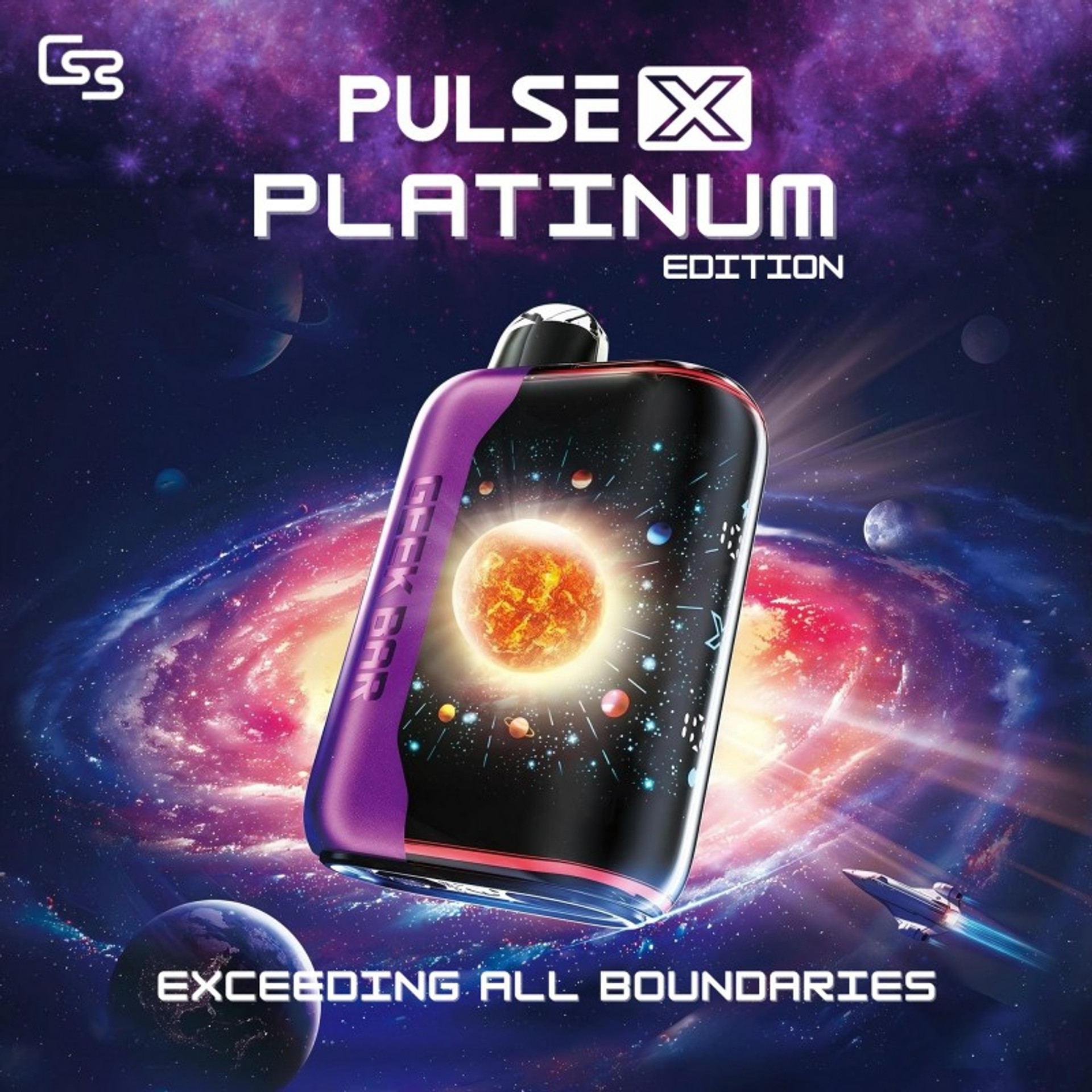 Geek Bar Pulse X PLATINUM Edition 25K - $16.99 - 18ml | PerfectVape