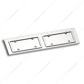 STAINLESS DUAL LICENSE PLATE / SWING PLATE FOR ALL PETERBILT MODELS