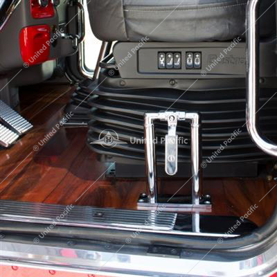 4" CHROME AIR HORN VALVE LEVER WITH STAND SET