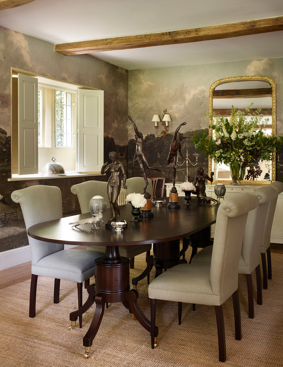 Scroll Back dining chair - Justin Van Breda London