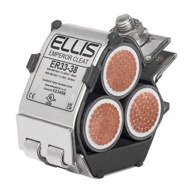 ELLIS EMPEROR ER27-32 TREFOIL CABLE CLEATS
