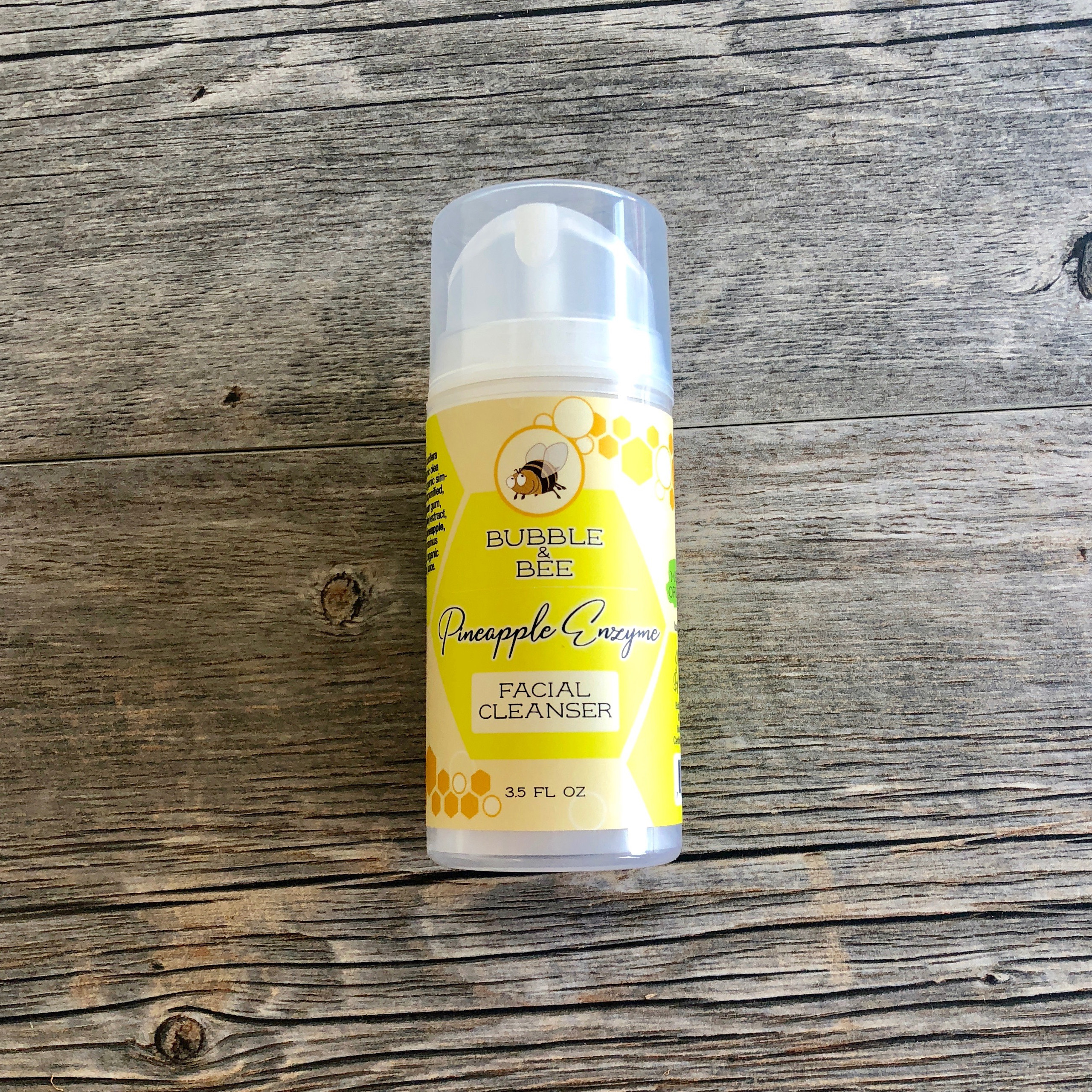 Organic Facial Cleanser Pineapple Enzyme | USDA Certified