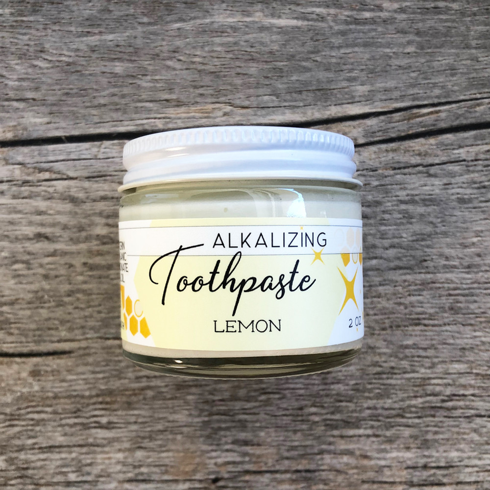 Bubble & Bee Alkalizing Toothpaste LEMON - Bubble and Bee Organic