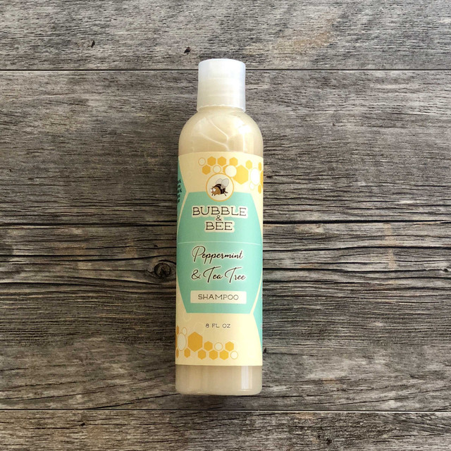 Organic Shampoo Peppermint & Tea Tree - Bubble & Bee Organic