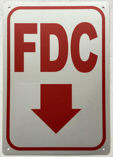 FDC WITH DOWN ARROW SIGN