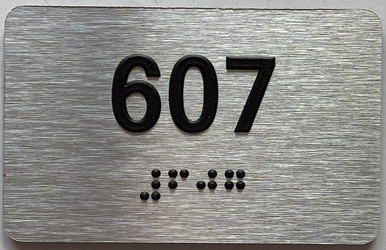 Apartment number 607 sign -Unit Number 607 sign / Suite 607 sign ...
