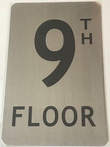9TH Floor Sign