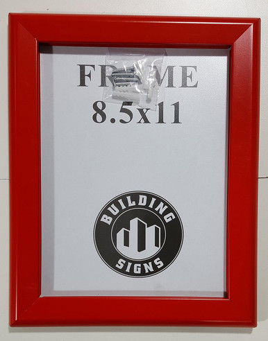 Bulletin Frame 8.5x11 Inches Front Loading Quick Poster Change, Wall ...