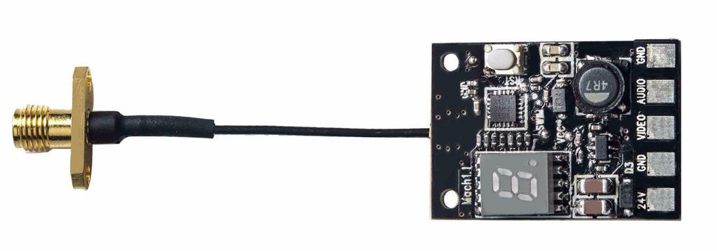 MACH 1 VIDEO TRANSMITTER - 25/200/600MW VTX - Wires Computing