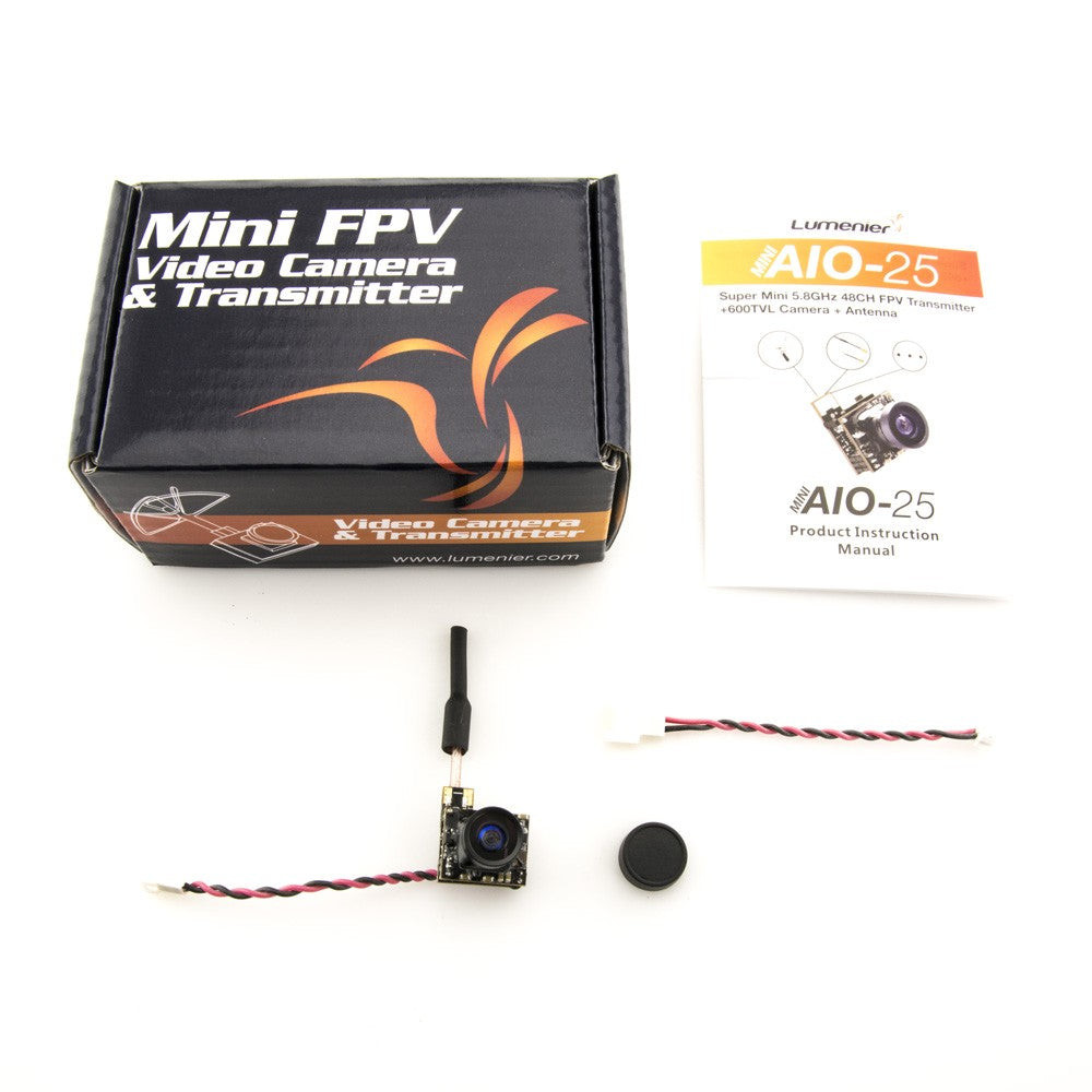 Lumenier Super Mini 5.8GHz FPV Transmitter + 600TVL Camera + Dipole Antenna