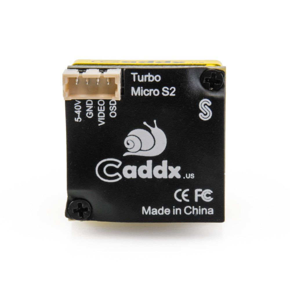 Caddx Turbo Micro S2 CCD FPV Camera - Turbo Eye Lens - Wires Computing