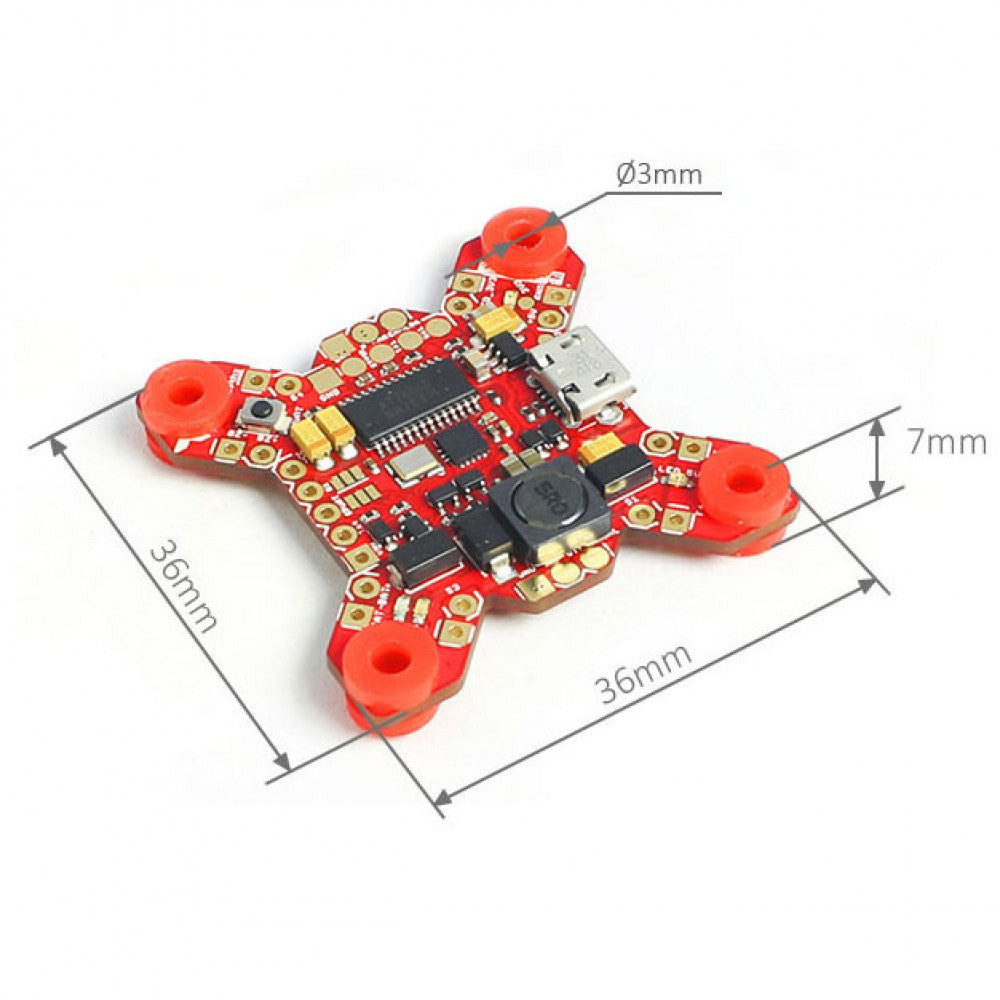 FORTINI F4 OSD 32Khz Flight Controller - Wires Computing