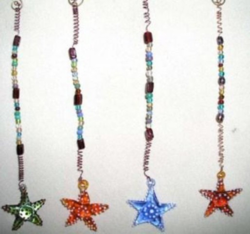 Star Dangler BD6037, Star Dangler. Assorted. Handmade by rupalee women ...