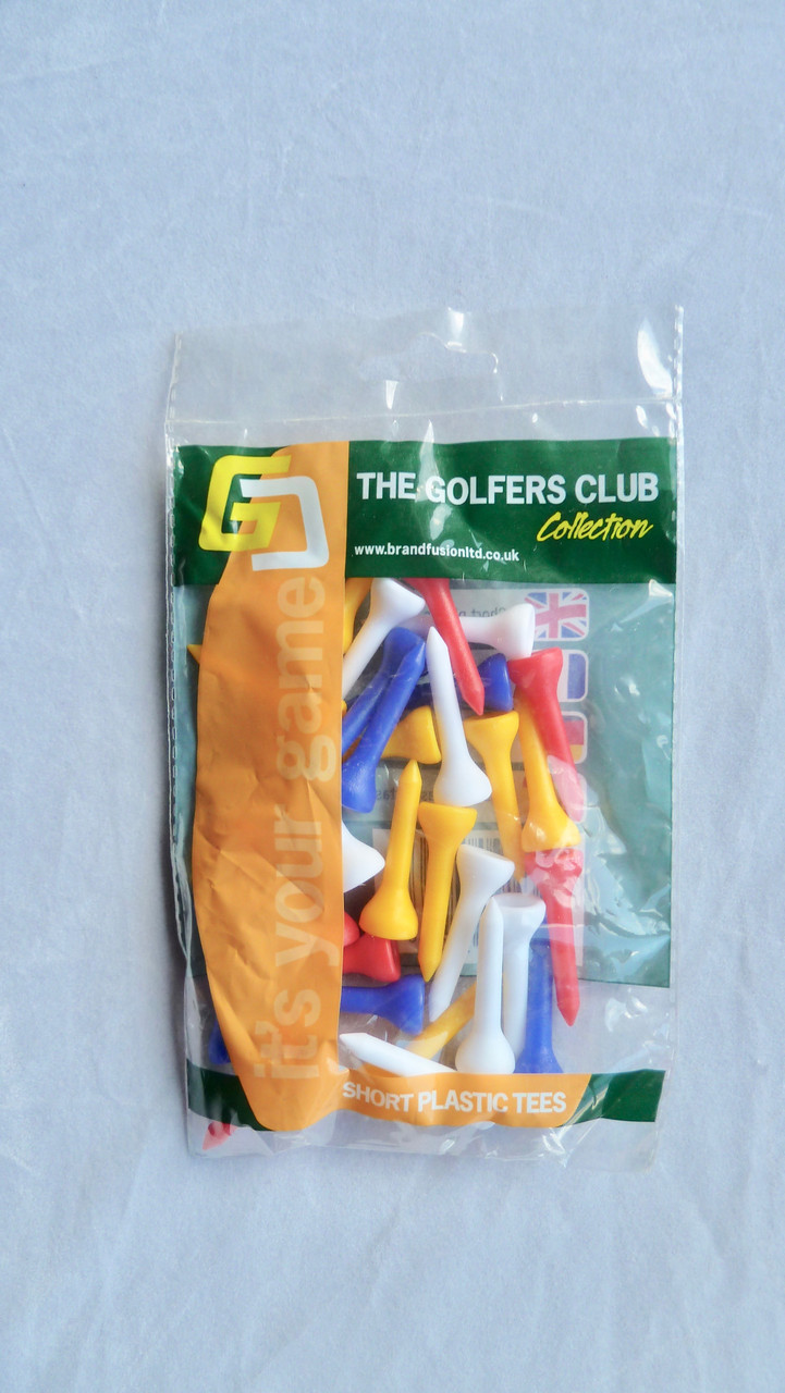 Golfers Club Short Plastic Tees - London Pro Golf Ltd