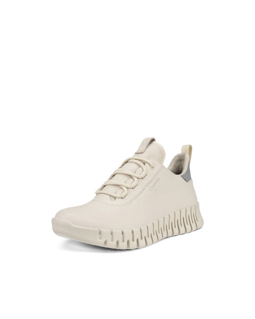 Ecco Women's Gruuv Gore-Tex Trainer Limestone