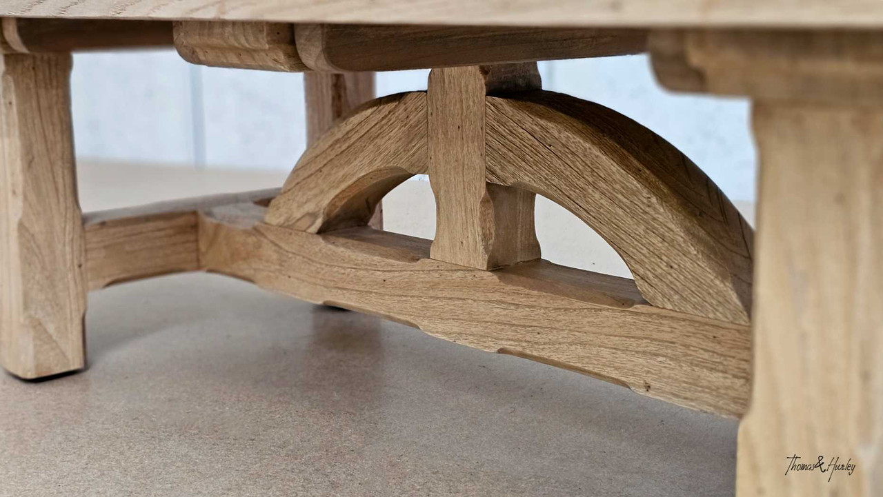 Trailbridge Canyon Oak Dining Table in Greige Wash - Banquet 320cm Size ...