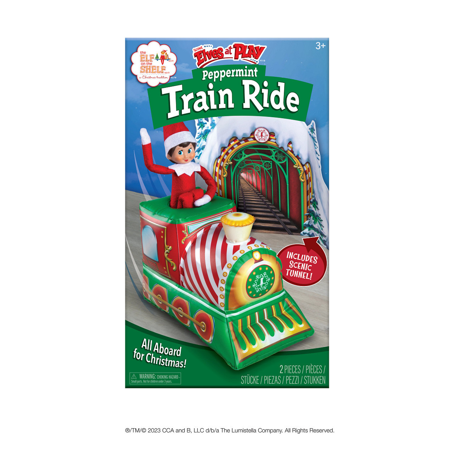 Elf On The Shelf Scout Elves At Play Peppermint Train Ride Elf On The