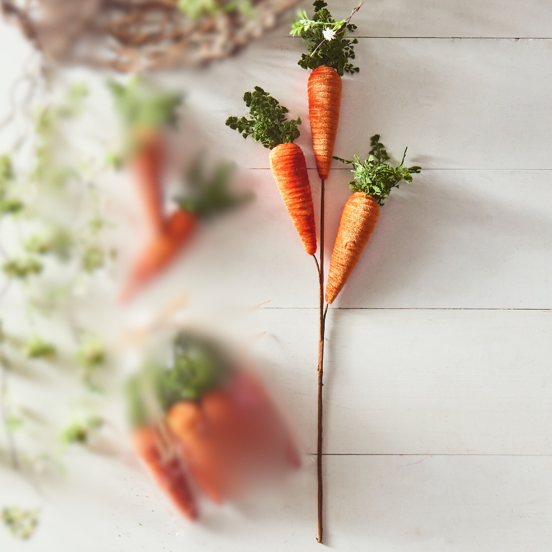 Raz 28" Carrot Spray Easter Decoration | Raz Imports | Raz Easter ...
