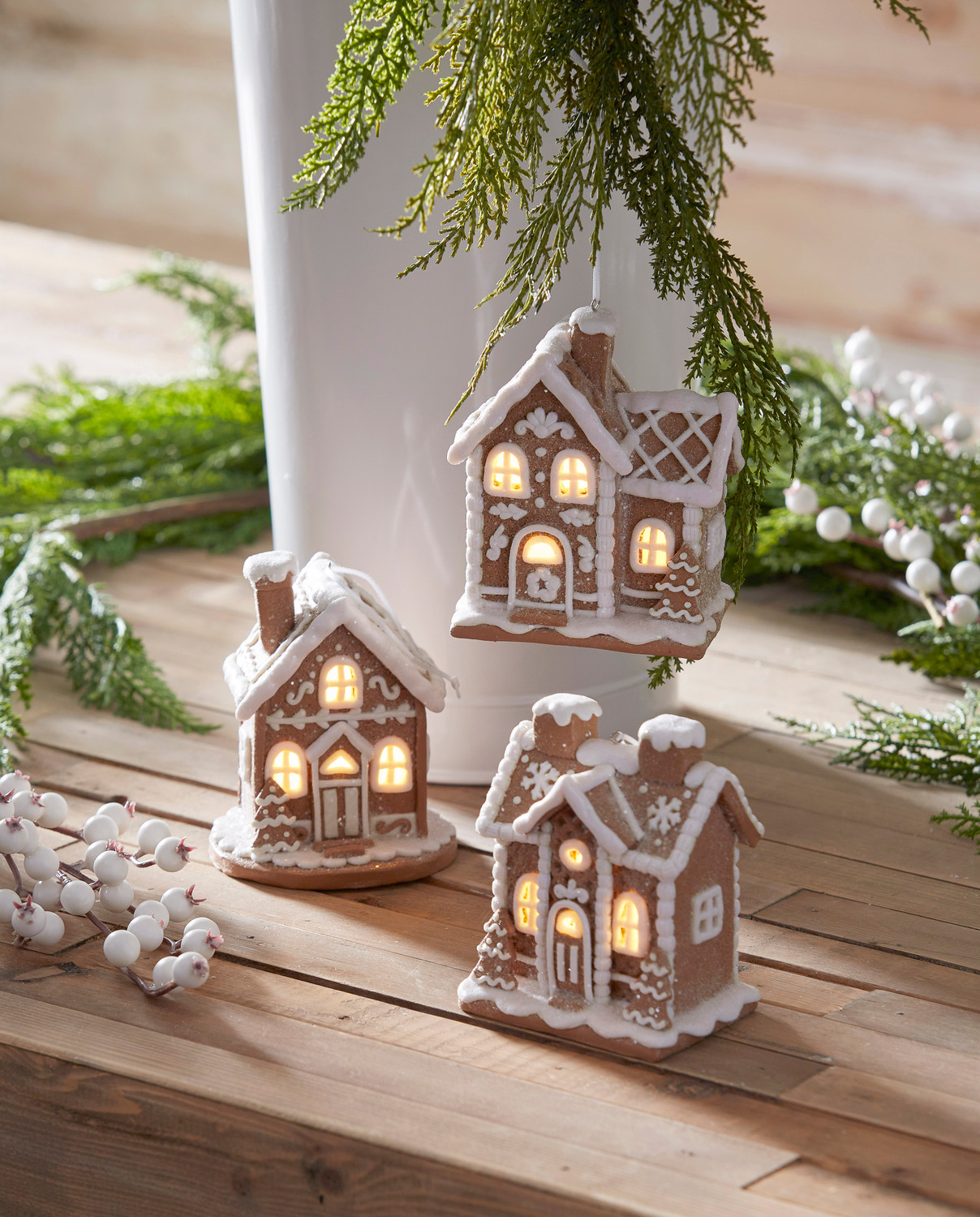 Raz 5" Lighted Gingerbread House Christmas Ornament | Raz Imports | Raz ...