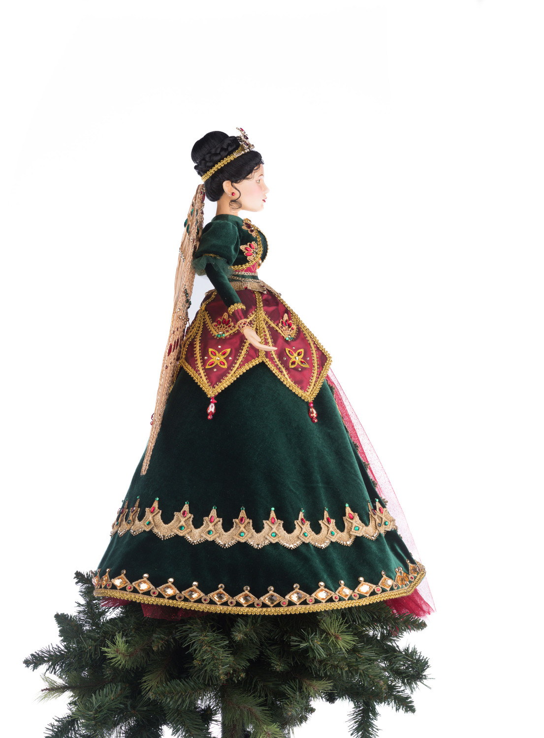 Katherine's Collection 29" Belle Noelle Angel Christmas Tree Topper ...