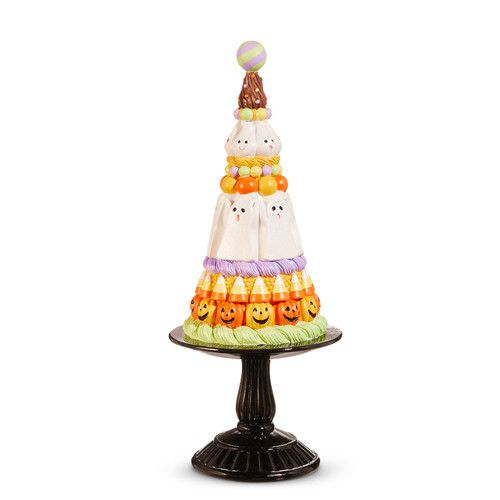 Raz Imports 20" Large Spooky Cake Tree Halloween Decoration | Raz ...