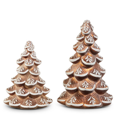 Raz 10.5" Glass Gingerbread Christmas Tree Figures| Raz Imports | Raz ...